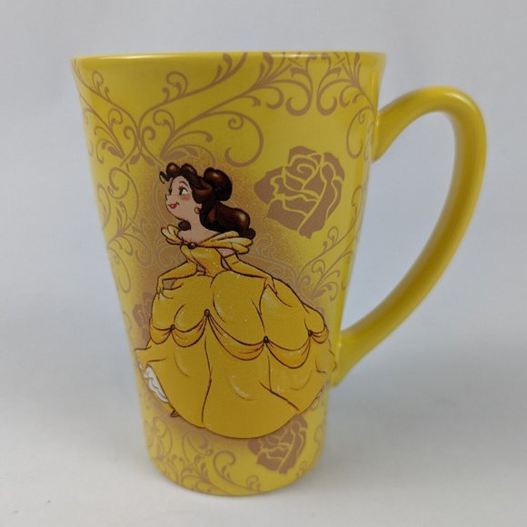 Disney | Dining | Disney Princess Belle Beauty The Beast Coffee Mug 6oz ...